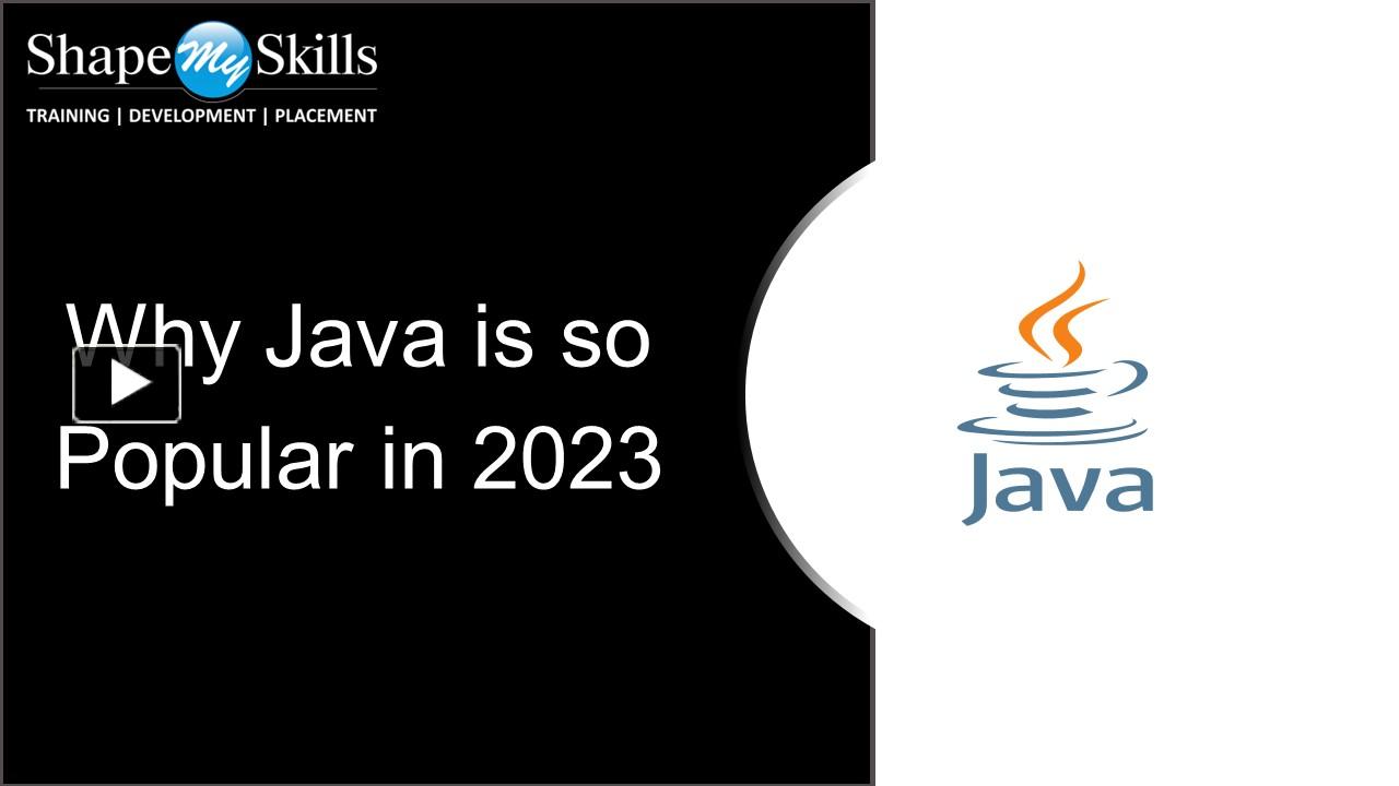 PPT – Why Java is so Popular in 2023 PowerPoint presentation | free to ...