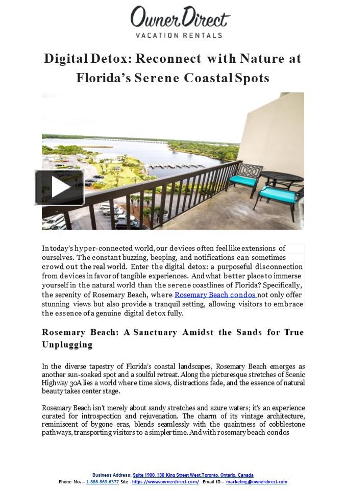 PPT – Digital Detox: Reconnect with Nature at Florida’s Serene Coastal ...
