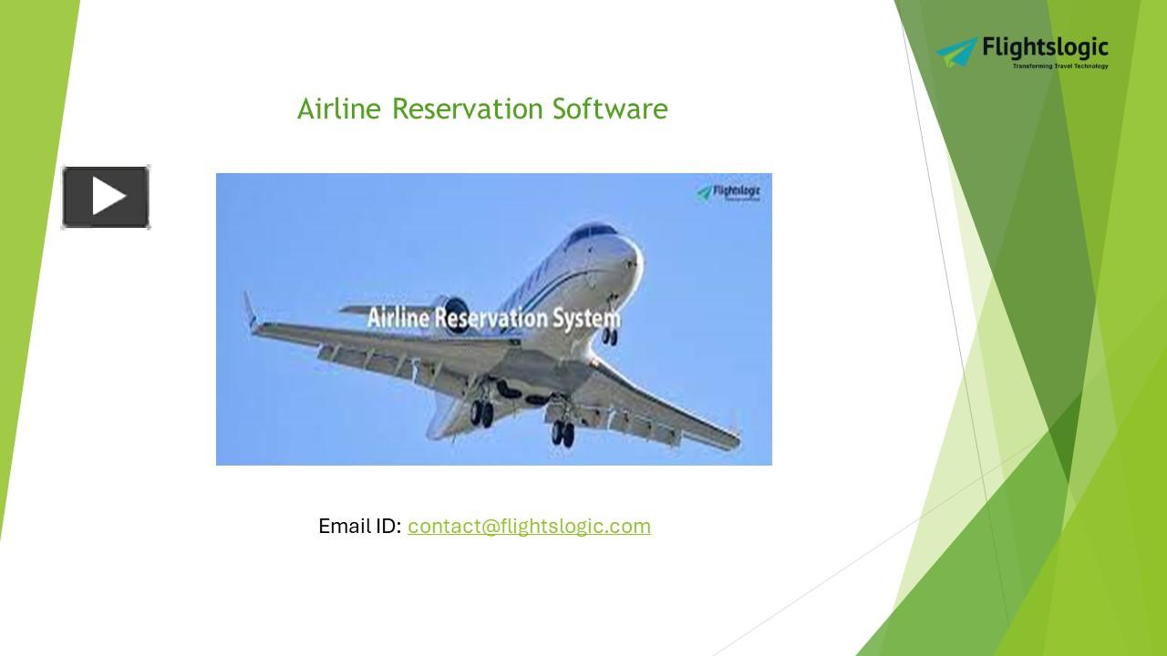 PPT – Airline Reservation Software PowerPoint presentation | free to ...