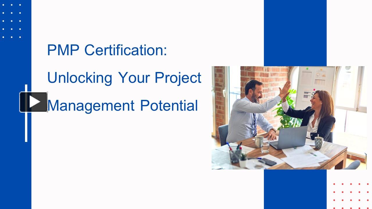 PMP certification Training Course presentation | free to download