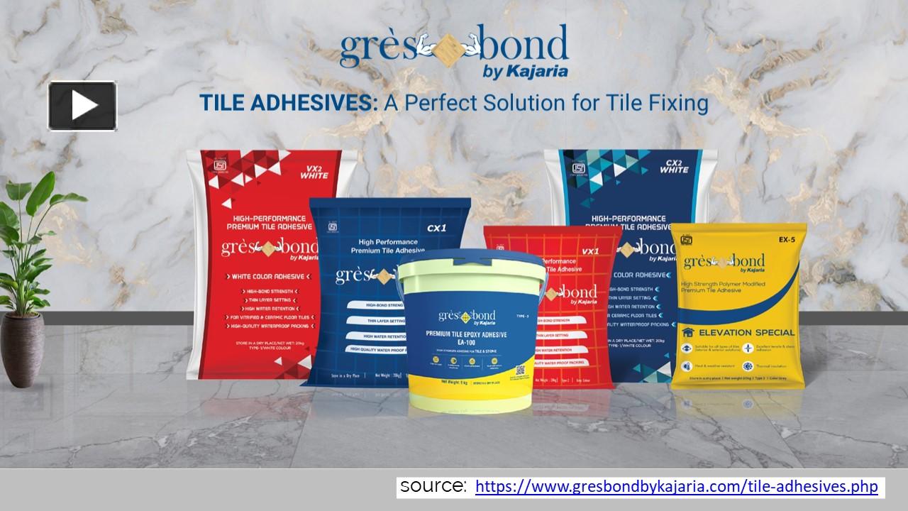 Best Tile Fixing Solution In India - Adhesives For Tiles presentation ...