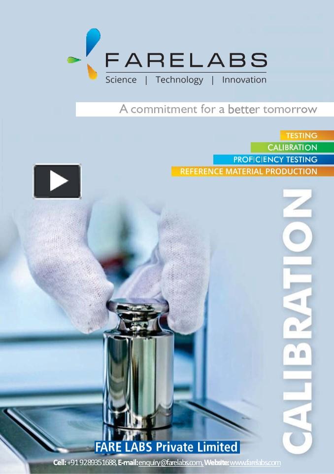 PPT – Calibration Laboratory In India - FARE Labs Pvt. Ltd PowerPoint ...
