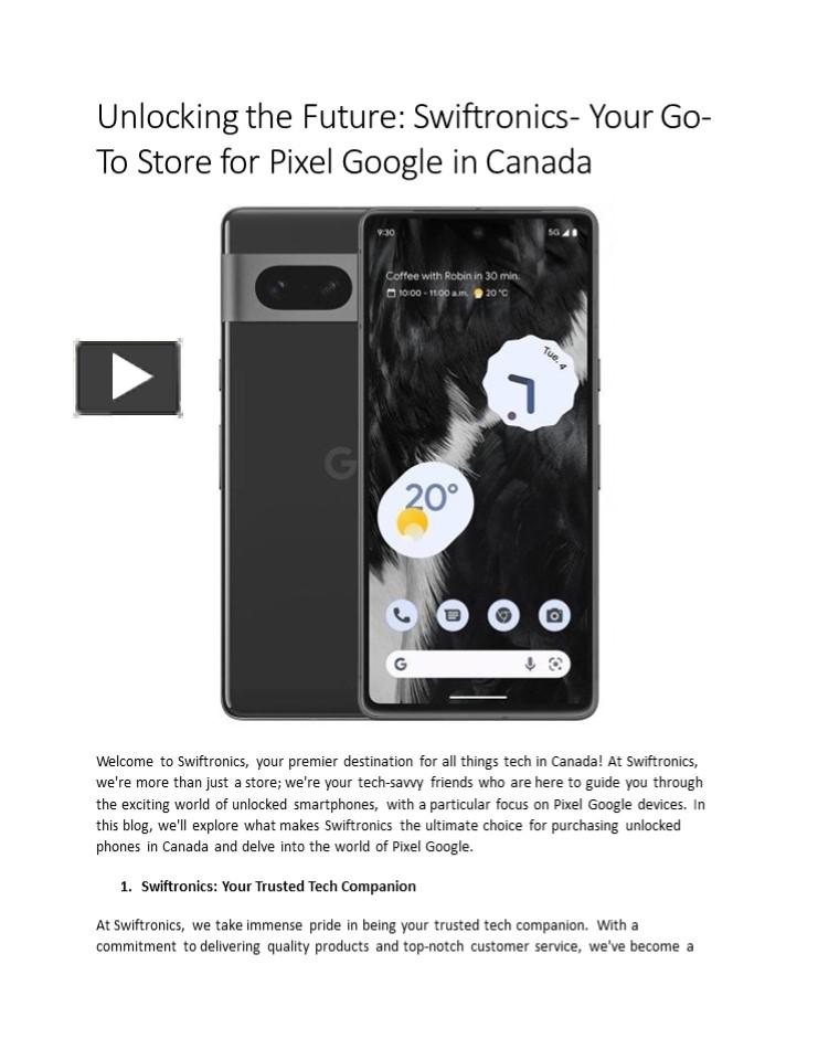 PPT – Google Pixel 7 Factory Unlocked (GVU6C) - 5G PowerPoint ...