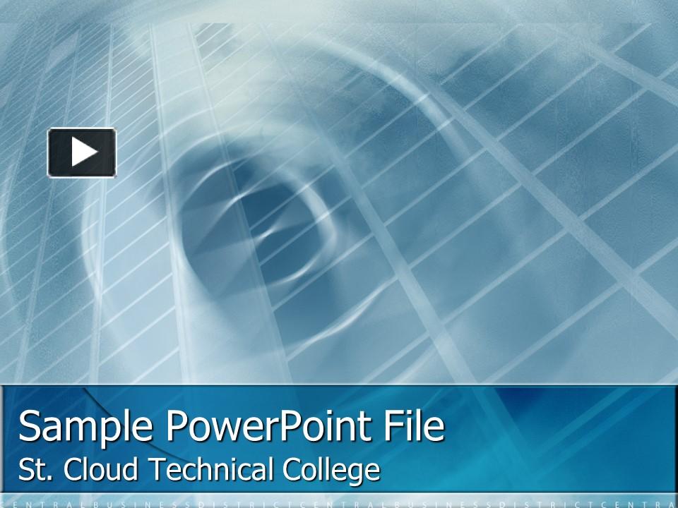 PPT – Sample pptx PowerPoint presentation | free to download - id ...