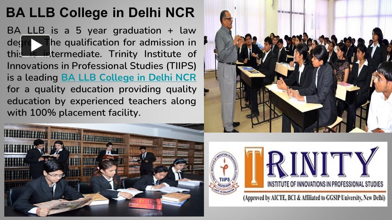 PPT – Make your Golden Dream Come True by Doing BA LLB PowerPoint ...