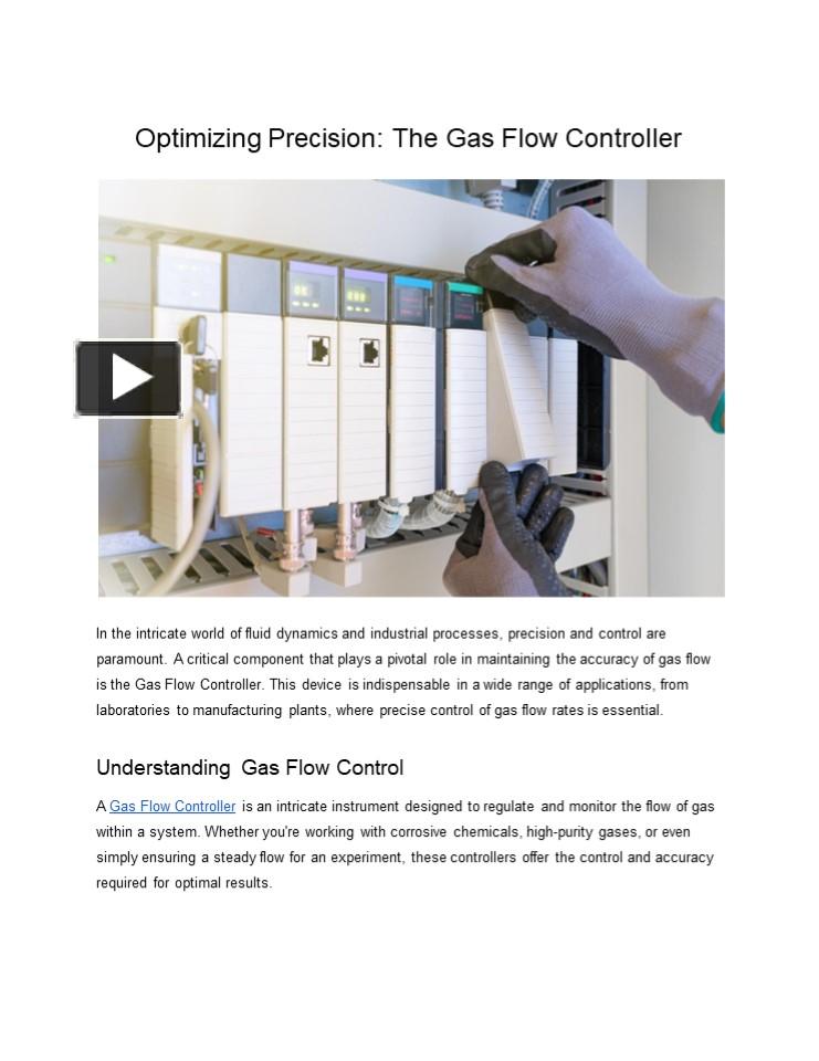 PPT – Optimizing Precision: The Gas Flow Controller PowerPoint ...