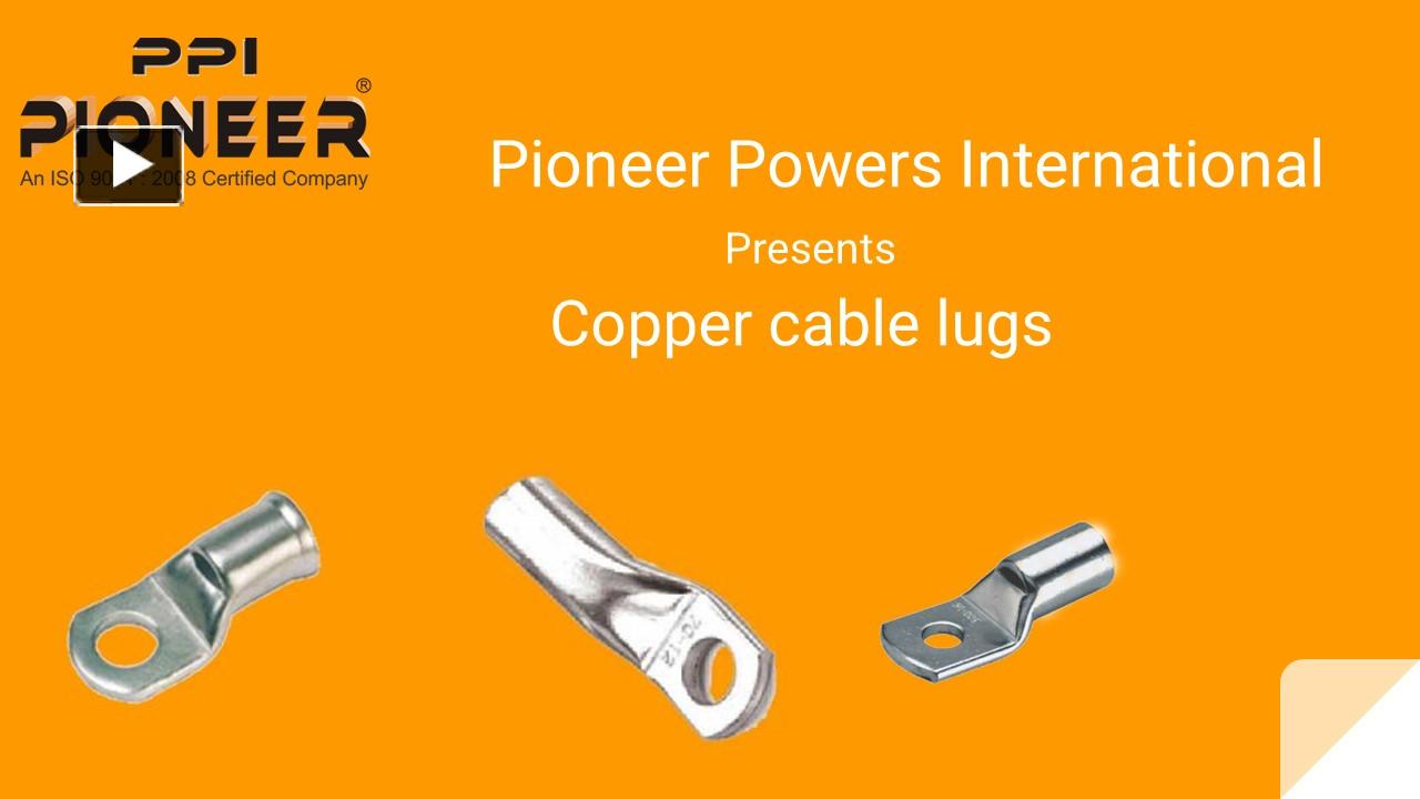PPT – High-Quality Copper Cable Lugs for Reliable Electrical ...