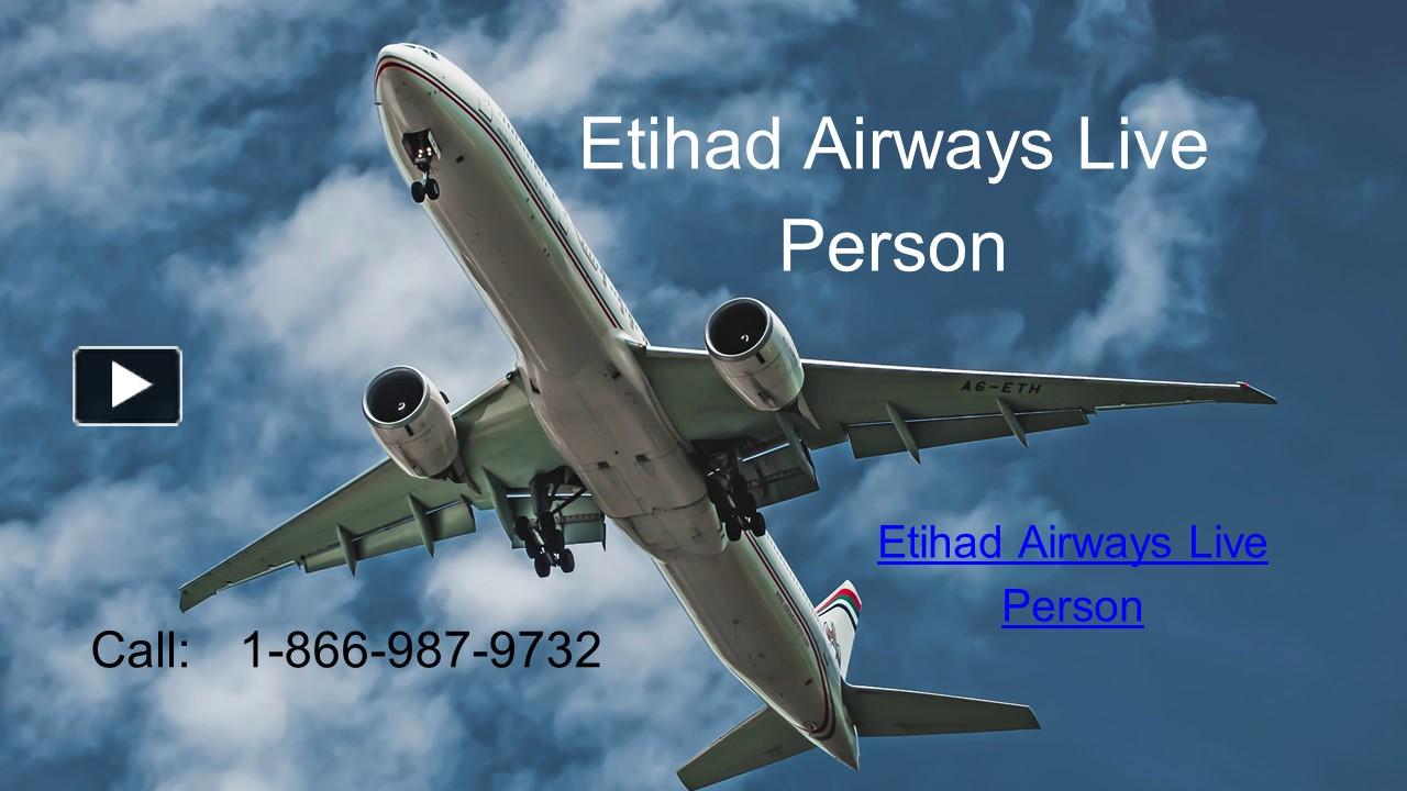 Etihad Airways Live Person presentation | free to download