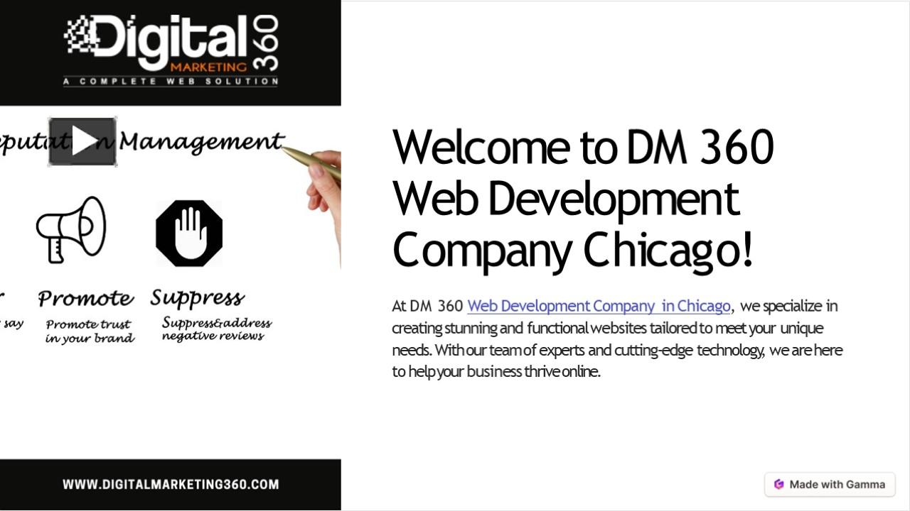 From Concept to Launch: DM360's Web Development in Chicago presentation ...