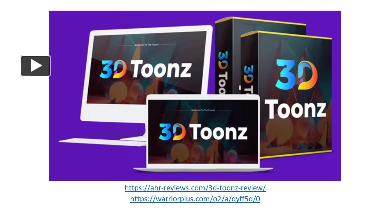 PPT – 3D Toonz Review—3D Cartoon Character Builder! PowerPoint ...