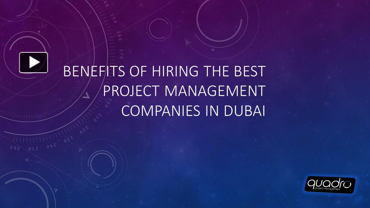 Benefits of Hiring The Best Project Management Companies presentation ...