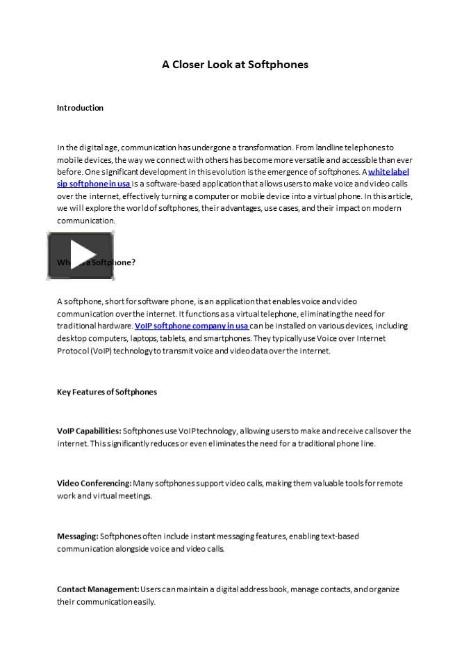 PPT – A Closer Look at Softphones PowerPoint presentation | free to ...