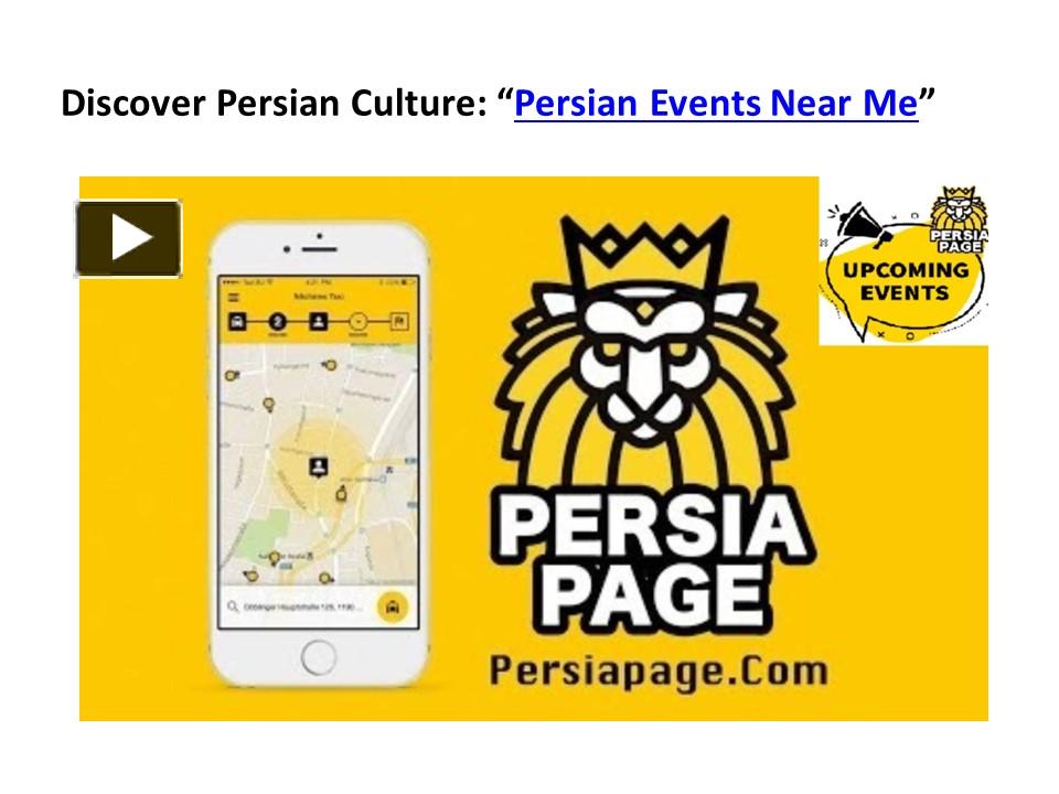 PPT – Persian Events Near Me PowerPoint presentation | free to download ...
