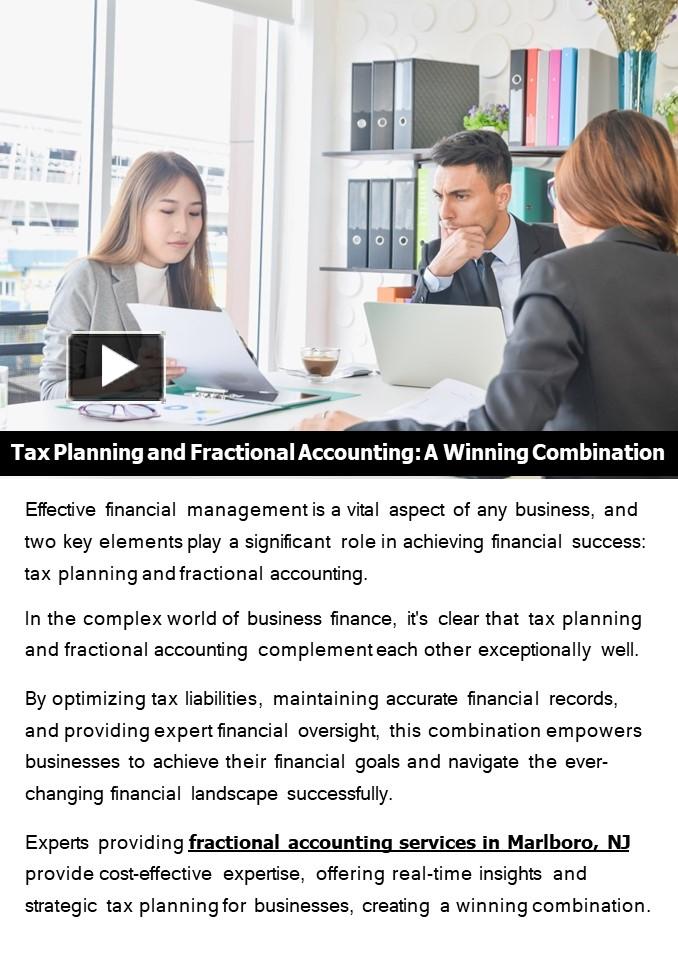 PPT – Tax Planning and Fractional Accounting: A Winning Combination ...