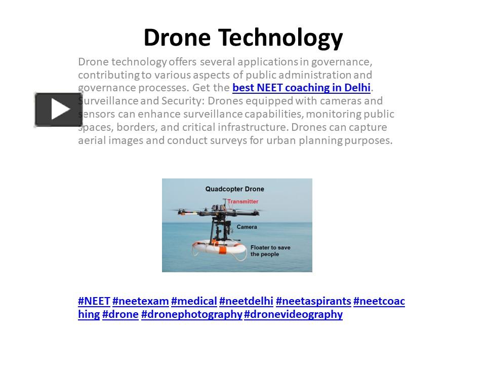 PPT – Drone Technology PowerPoint presentation | free to download - id ...