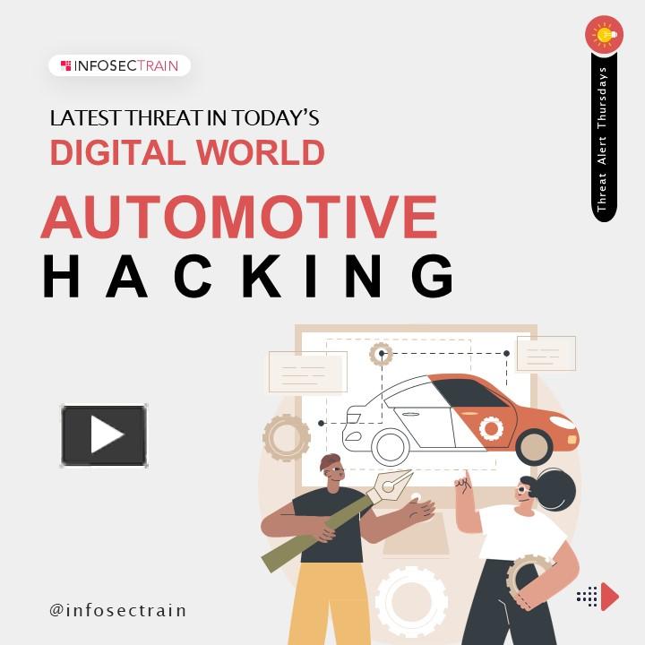 PPT – LATEST THREAT IN TODAY’S DIGITAL WORLD AUTOMOTIVE HACKING ...