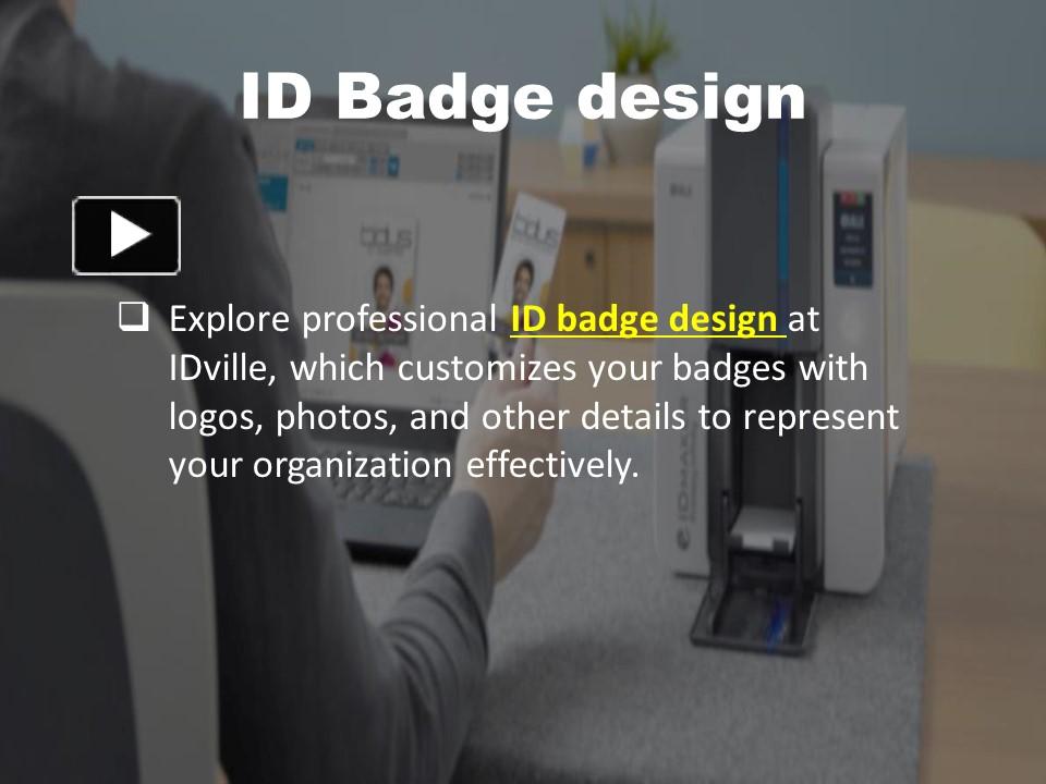 PPT – ID Badge design PowerPoint presentation | free to download - id ...