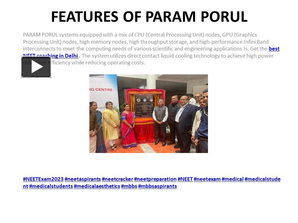 FEATURES OF PARAM PORUL presentation | free to download
