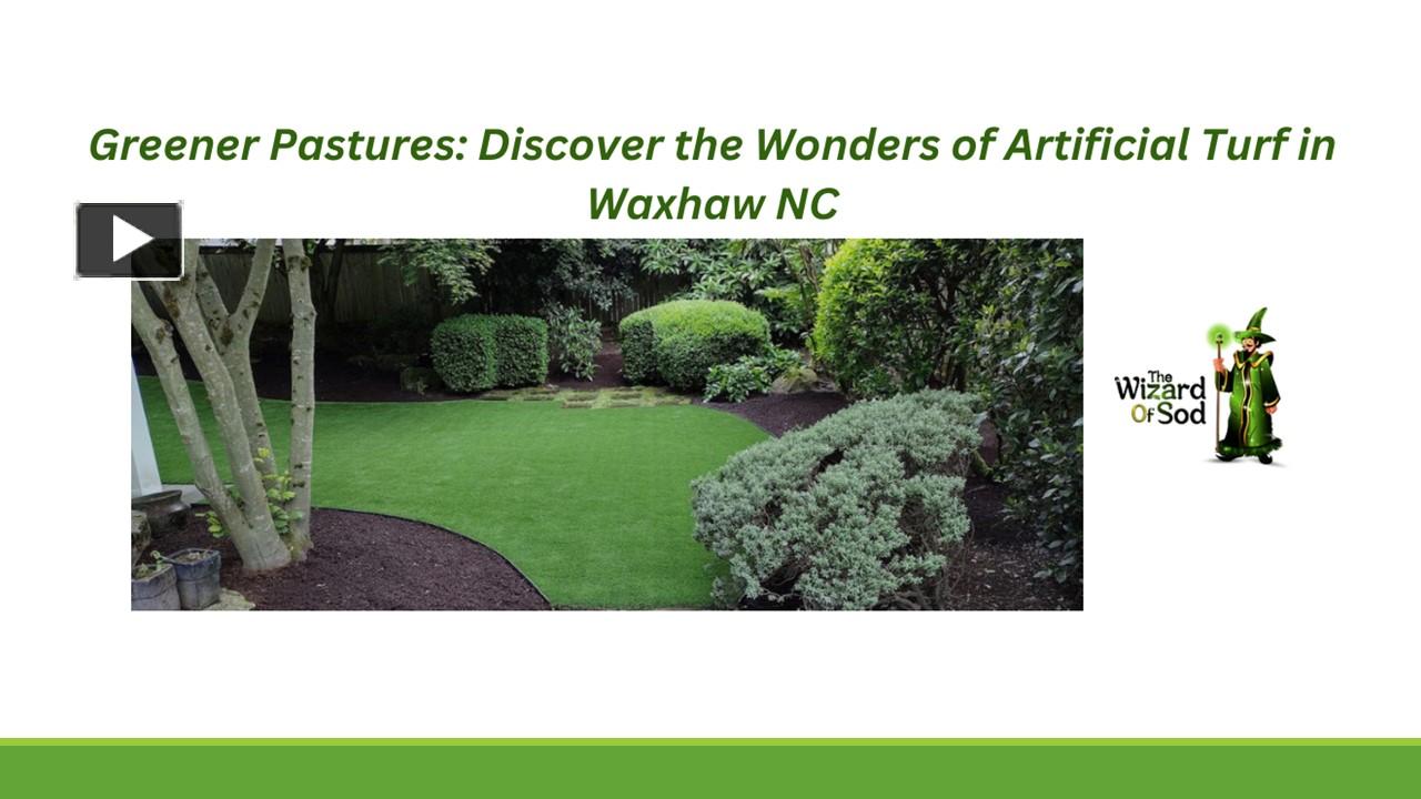PPT – Greener Pastures: Discover the Wonders of Artificial Turf in ...