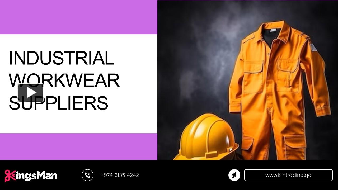 PPT – Industrial Workwear Suppliers PowerPoint presentation | free to ...
