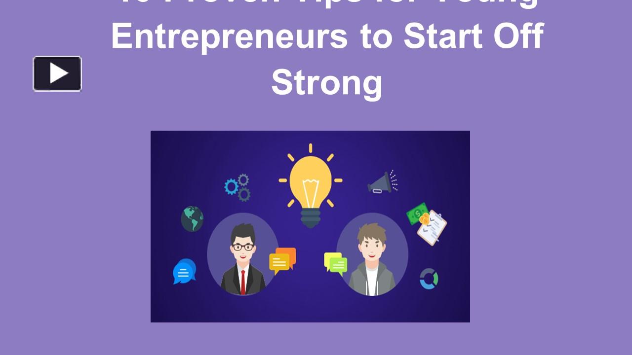 PPT – Starting Strong: Essential Entrepreneurial Strategies (1 ...