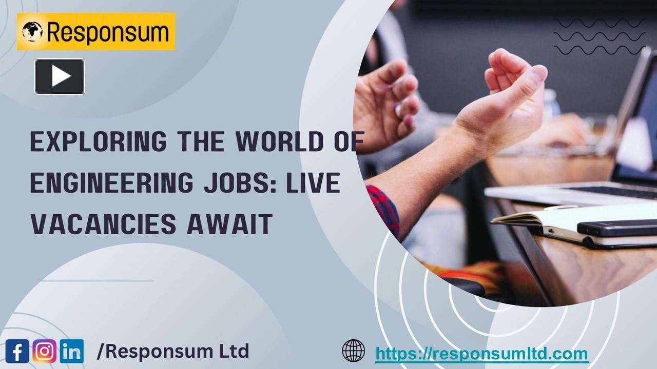 Exploring the World of Engineering Jobs: Live Vacancies Await ...