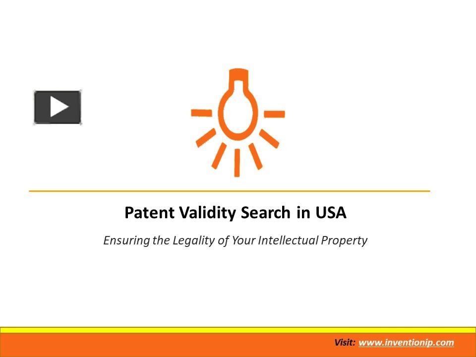 PPT – Patent Validity Search in the USA - Ensuring the Legality of Your ...