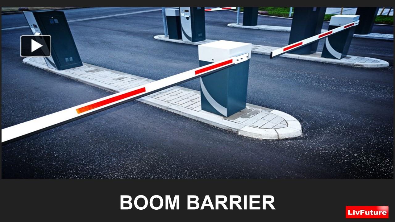 Boom Barrier presentation | free to download