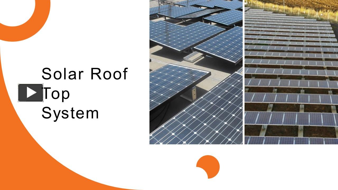 Solar Roof Top System presentation | free to download