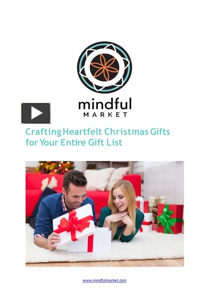 PPT – Crafting Heartfelt Christmas Gifts for Your Entire Gift List ...