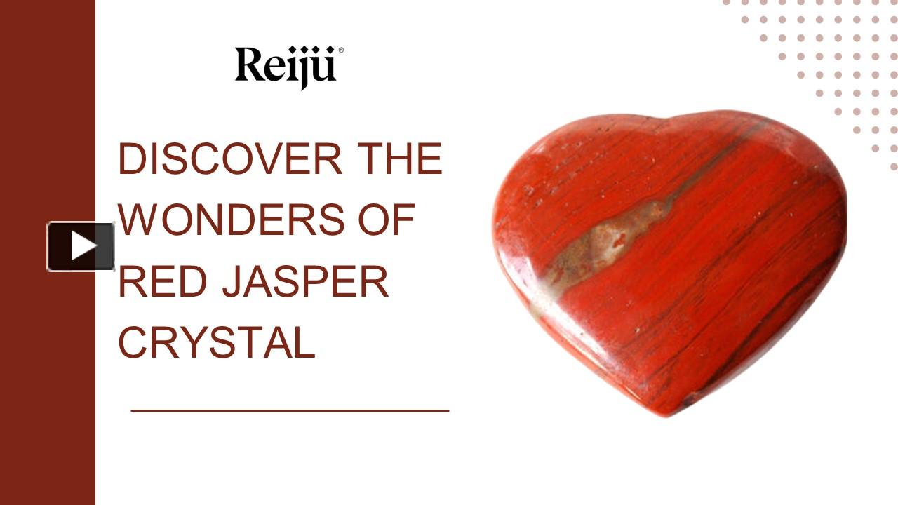 PPT – Discover the Wonders of Red Jasper Crystal PowerPoint ...