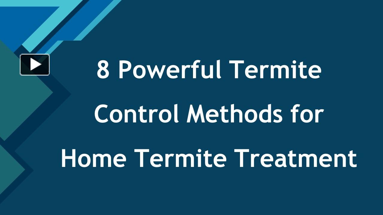 8 Powerful Termite Control Methods for Home Termite Treatment ...