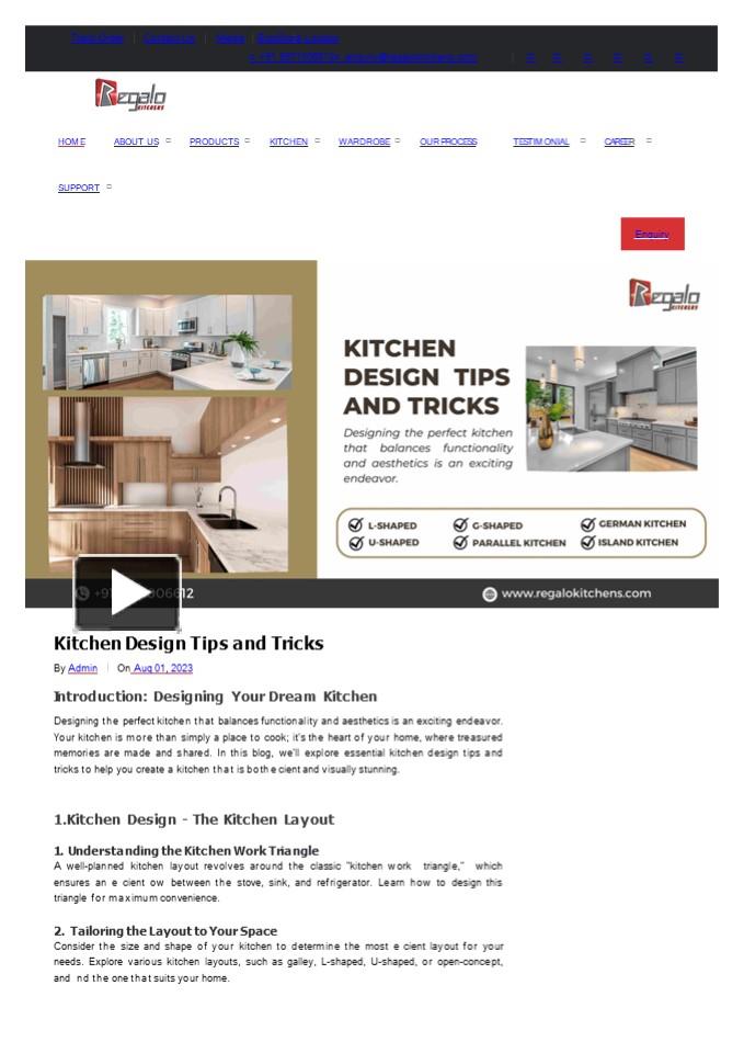 PPT – Kitchen Design Tips and Tricks (1) PowerPoint presentation | free ...
