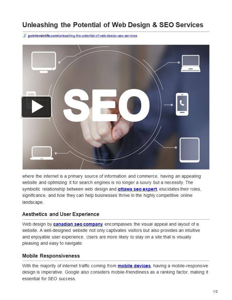 PPT – Unleashing the Potential of Web Design amp SEO Services ...