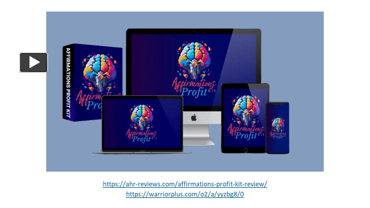 PPT – Affirmations Profit Kit — DFY Graphics That Revolutionize Your ...