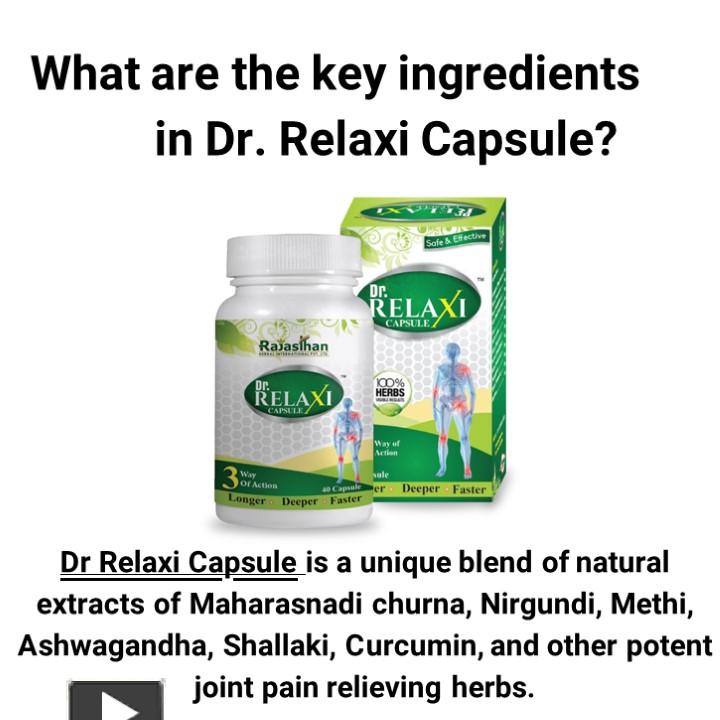 What are the key benefits of Dr Relaxi Capsule presentation | free to ...