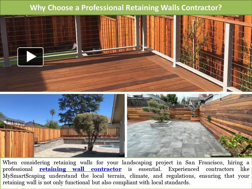 PPT – Why Choose a Professional Retaining Walls Contractor? PowerPoint ...