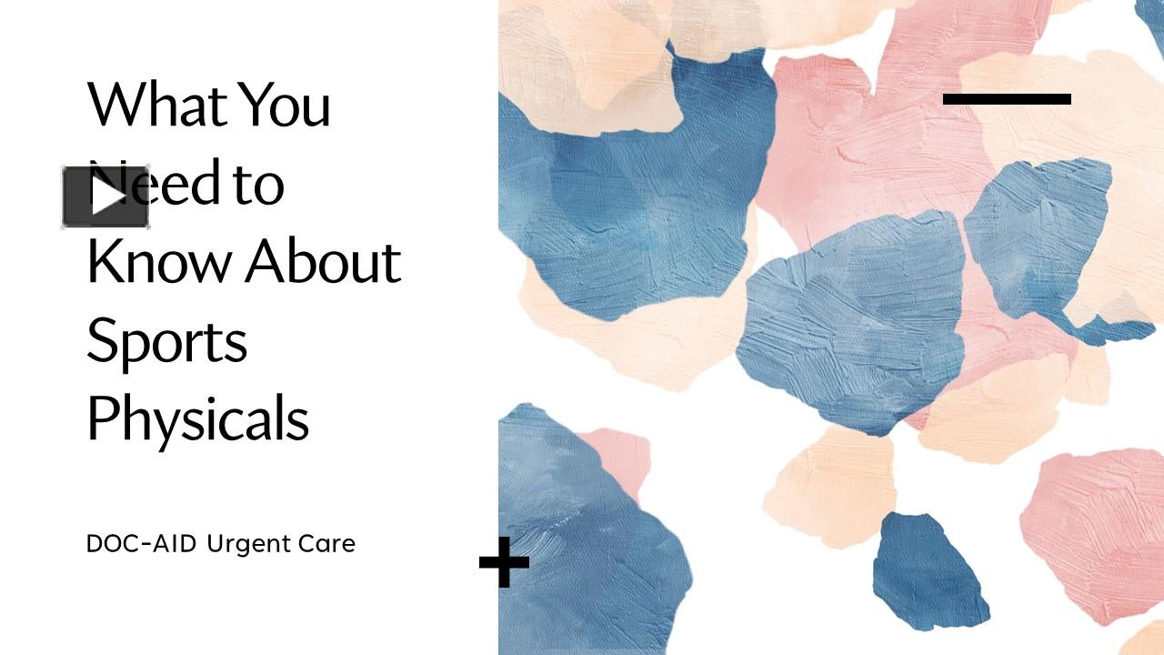 What You Need to Know About Sports Physicals presentation | free to ...