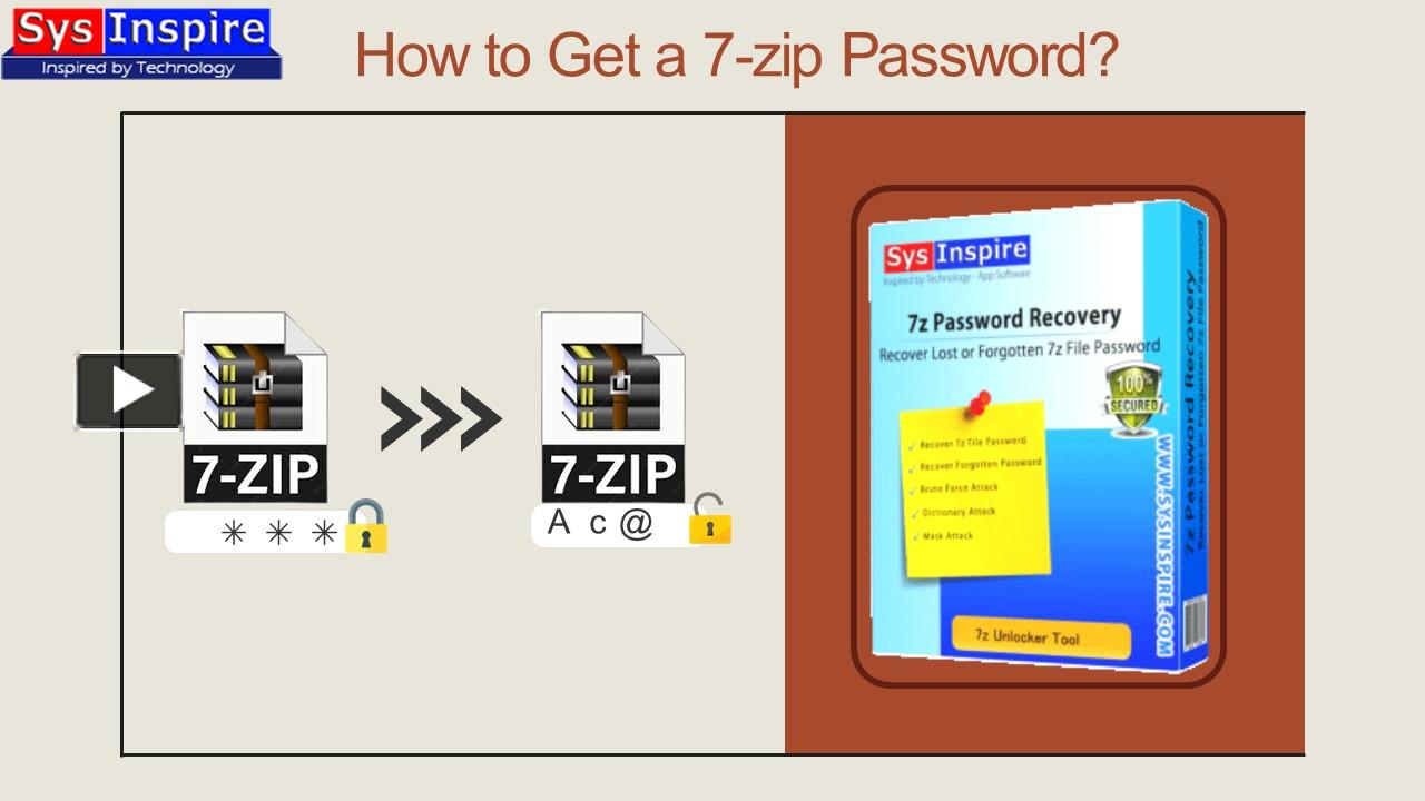PPT – How to Get a 7-zip Password? PowerPoint presentation | free to ...