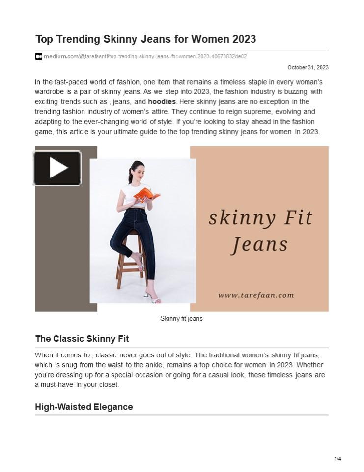 PPT – The Timeless Allure of Women's Skinny Jeans PowerPoint ...