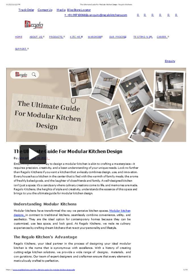 PPT – The Ultimate Guide For Modular Kitchen Design (1) PowerPoint ...