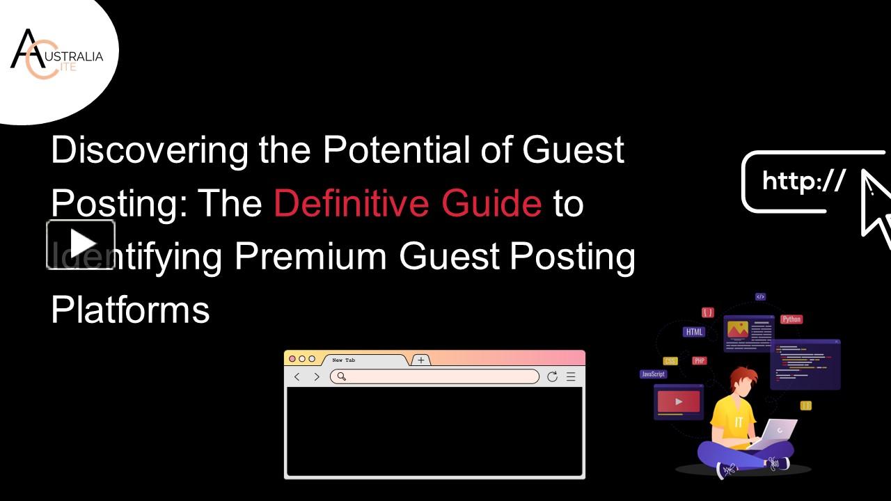 PPT – Discovering the Potential of Guest Posting: The Definitive Guide ...