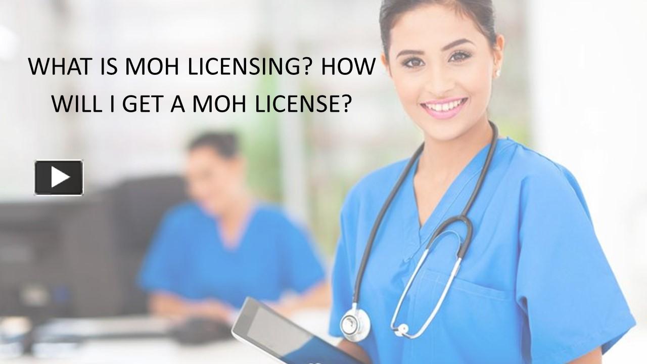 PPT – What is MOH licensing? How will I get a MOH license? PowerPoint ...