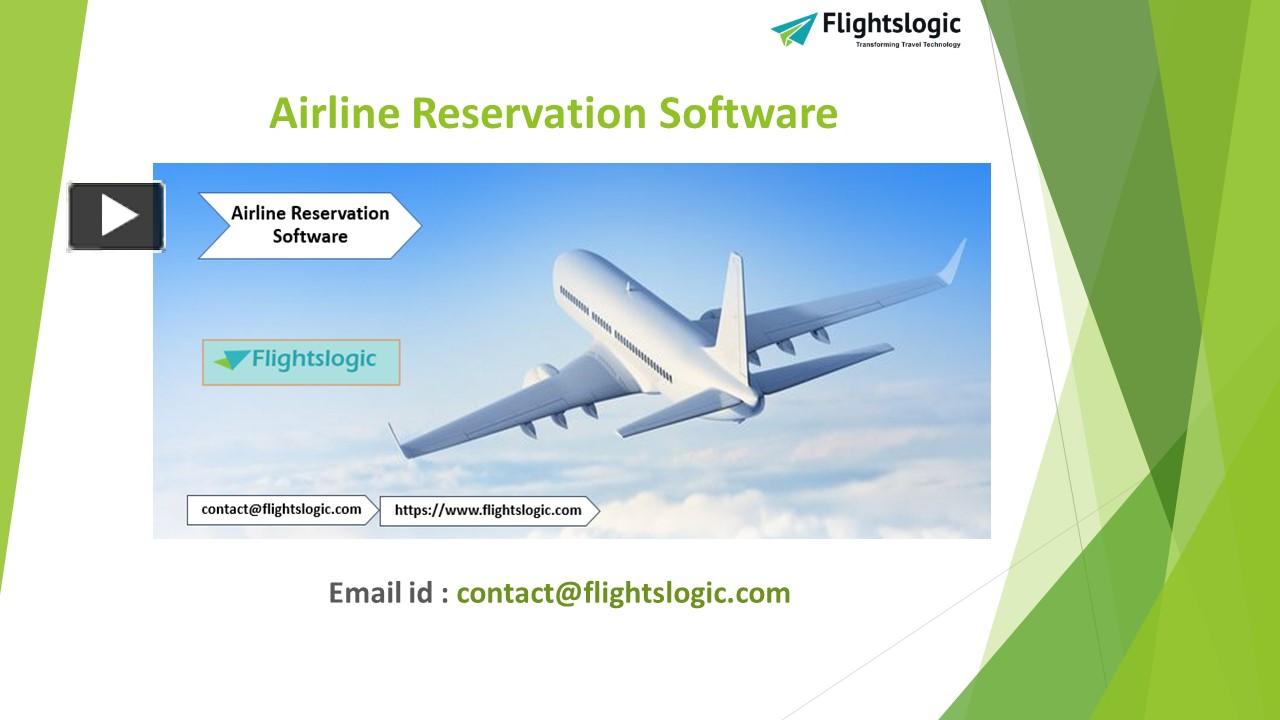 PPT – Airline Reservation Software PowerPoint presentation | free to ...