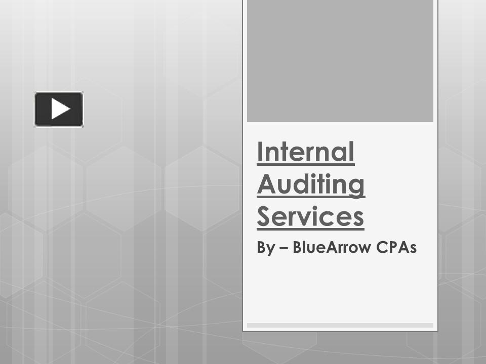 PPT – Internal Audit Service – BAI PowerPoint presentation | free to ...