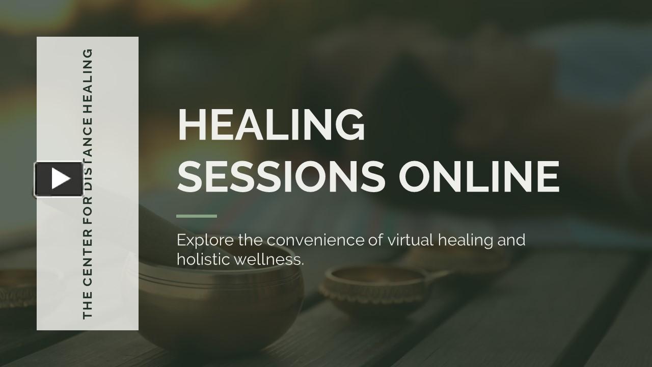 Healing Sessions Online presentation | free to download