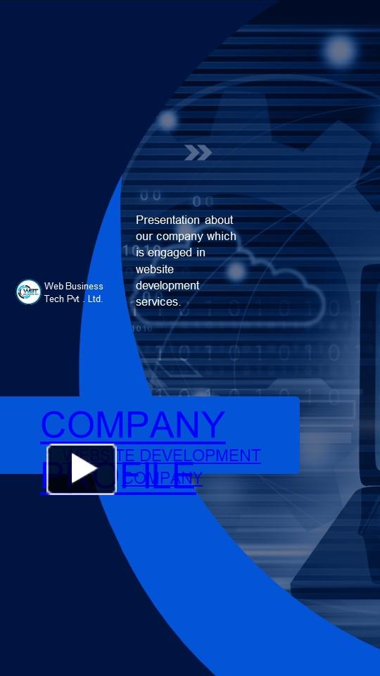 Web development company presentation | free to download
