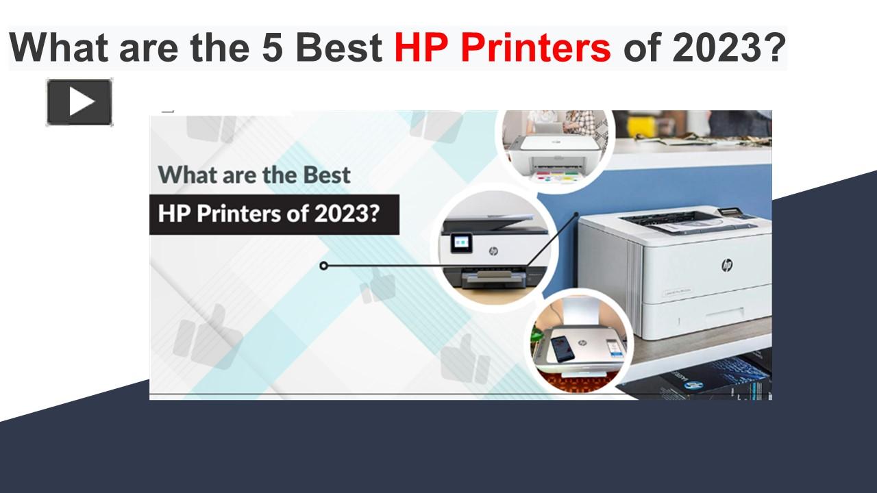 Best HP Printers of 2023 presentation | free to download