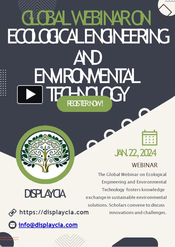 PPT – Global Webinar on Ecological Engineering and Environmental ...