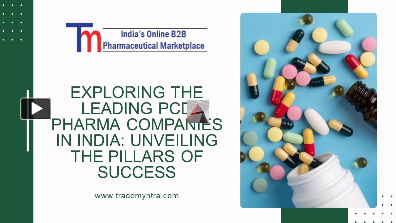 PPT – Exploring the Leading PCD Pharma Companies in India: Unveiling ...